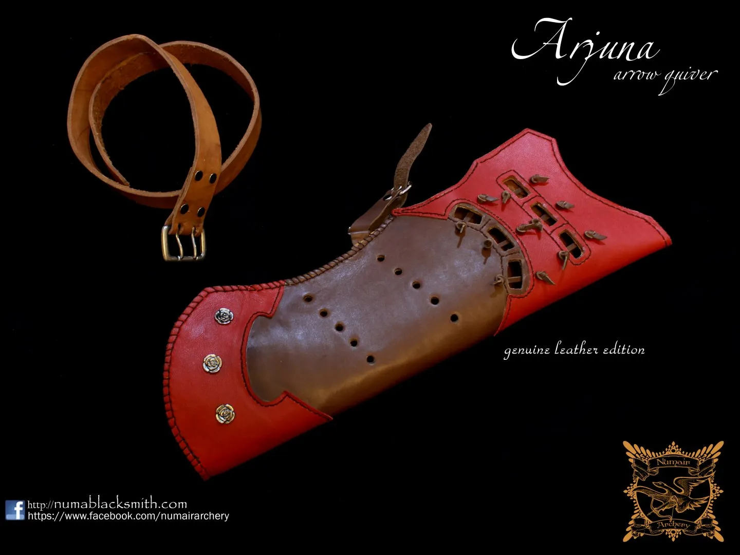 "Arjuna" arrow quiver | Archery stuff | Numa Black Smith