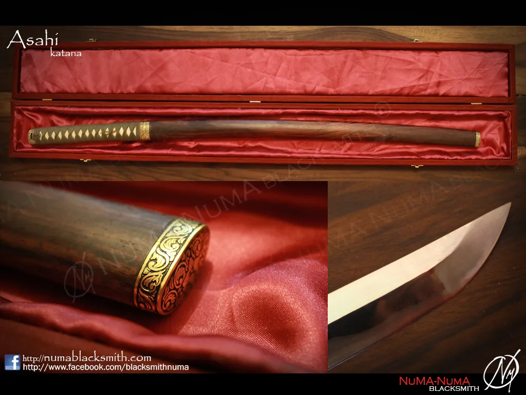 Asahi katana | Japanese weapon | Numa Black Smith