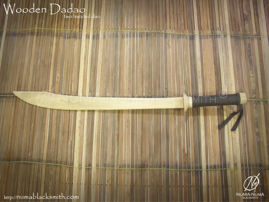 wooden long dao | Wood Weapon | Numa Black Smith