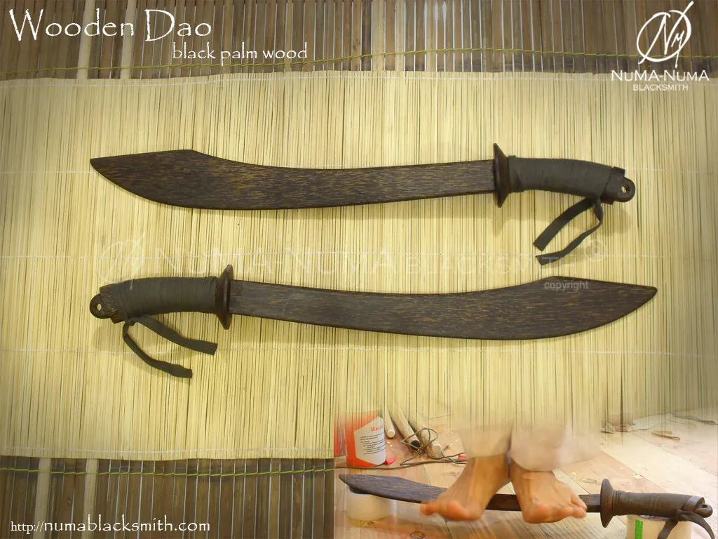 wooden dao | Wood Weapon | Numa Black Smith