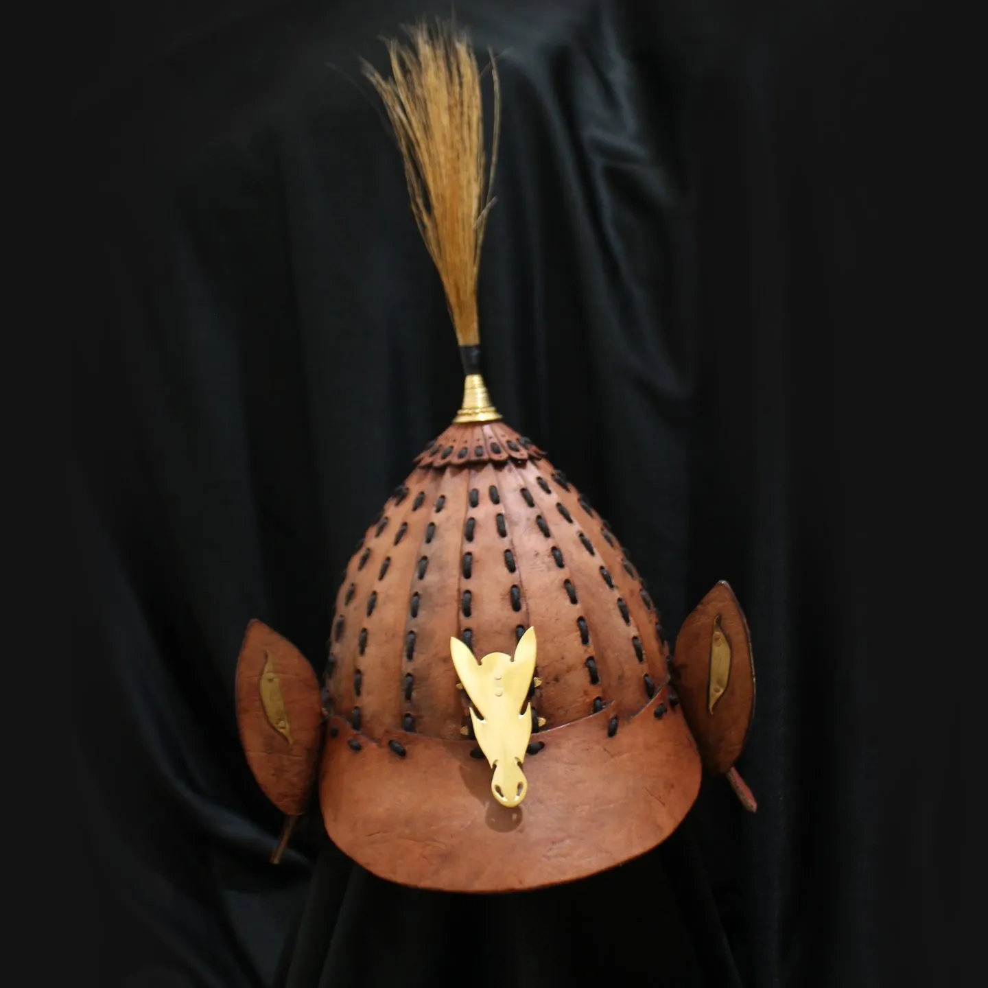 Leather Kabuto Helmet | Armour | Numa Black Smith