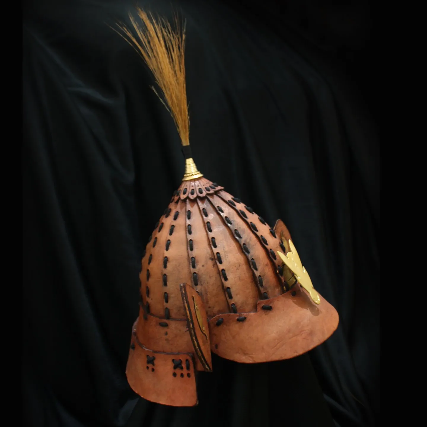 Leather Kabuto Helmet | Armour | Numa Black Smith