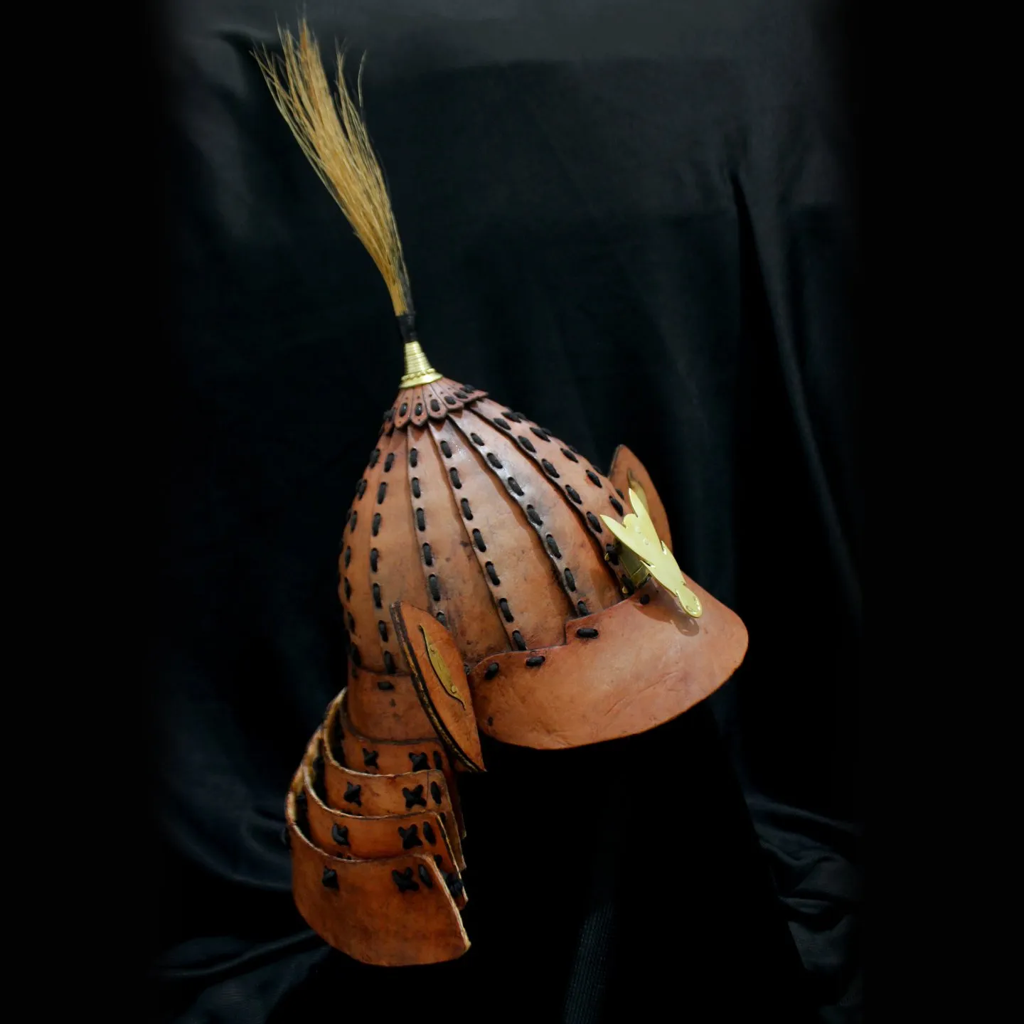 Leather Kabuto Helmet | Armour | Numa Black Smith