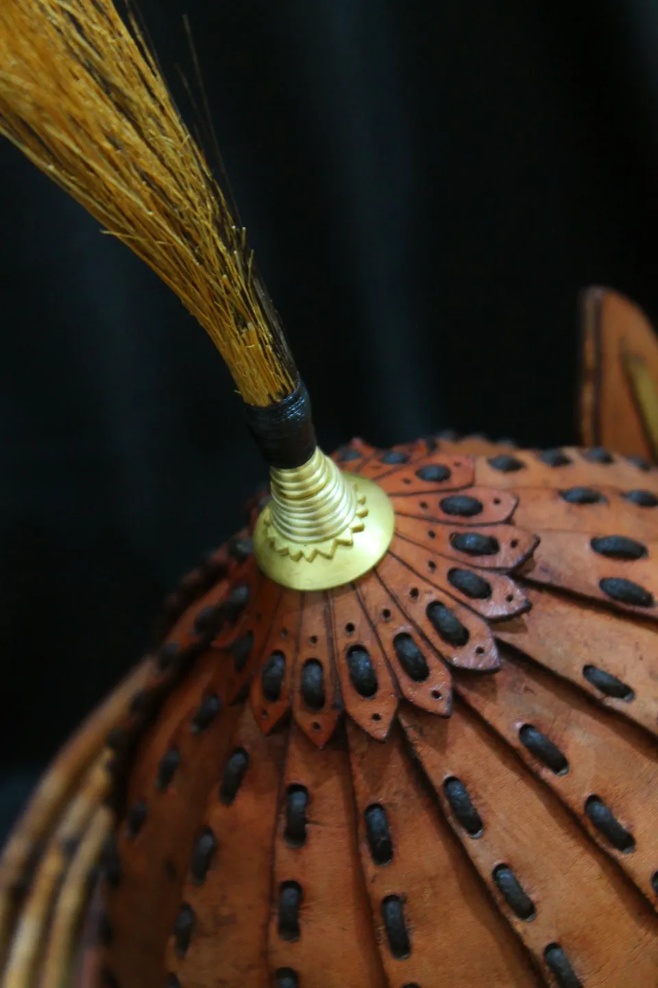 Leather Kabuto Helmet | Armour | Numa Black Smith