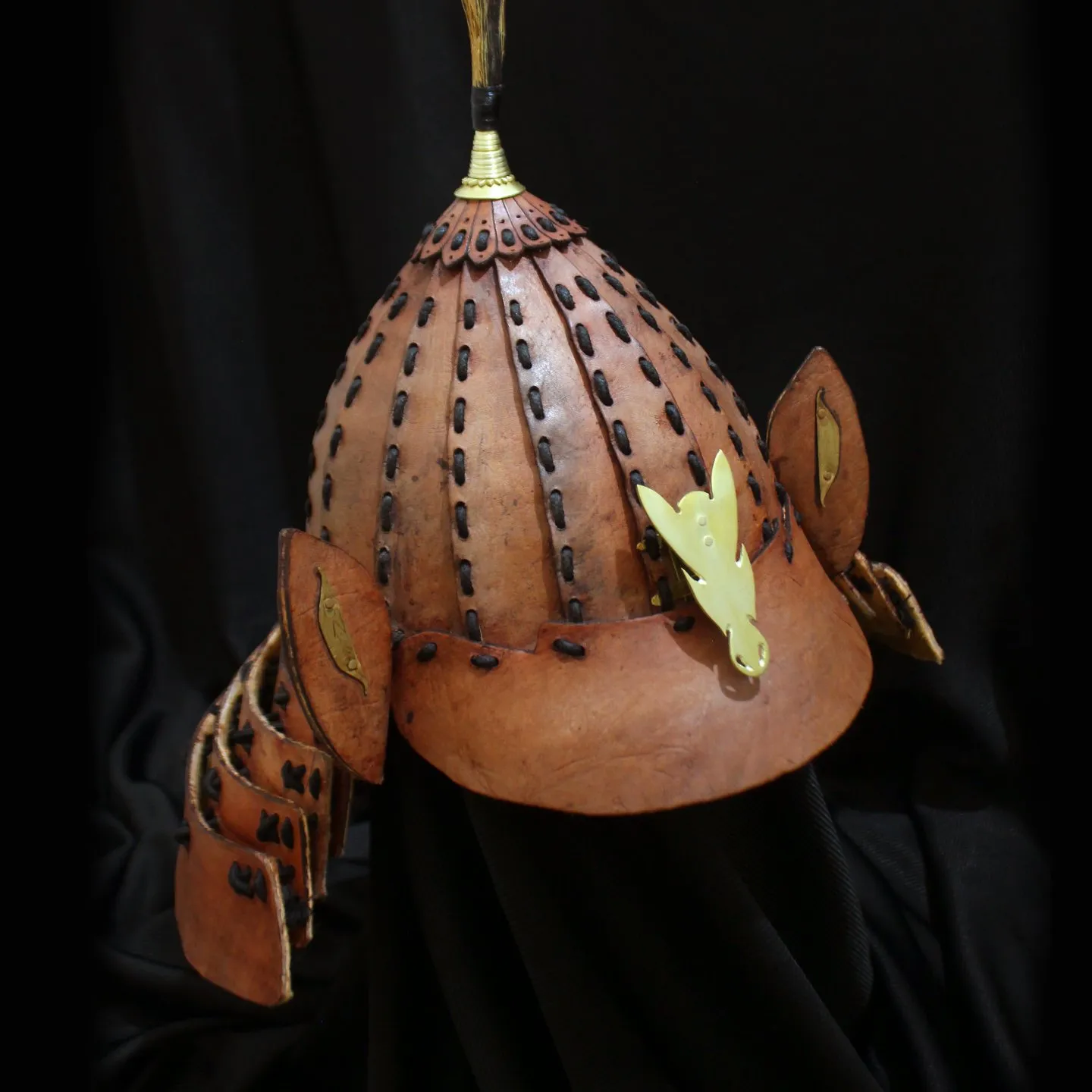 Leather Kabuto Helmet | Armour | Numa Black Smith