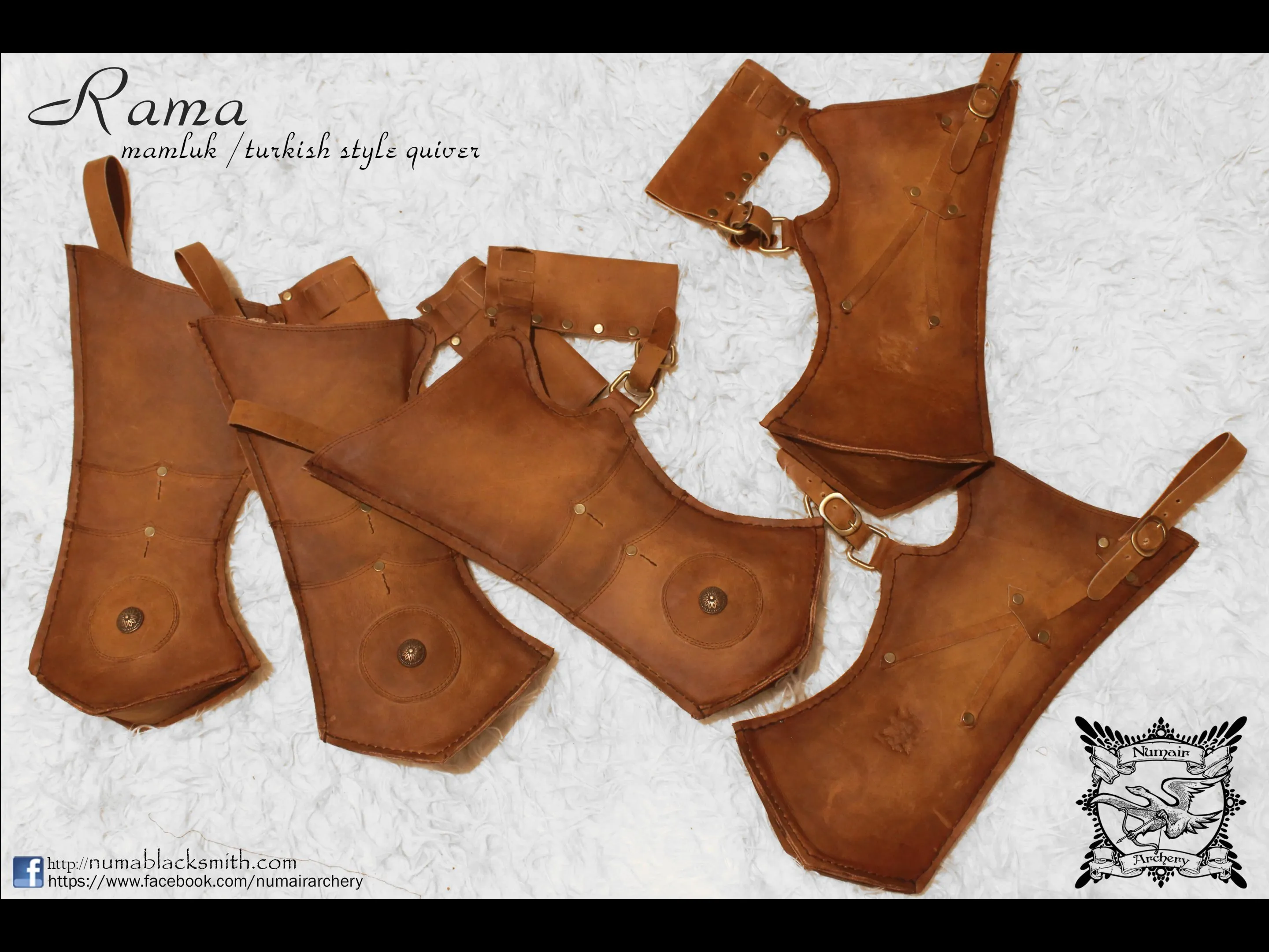 "Rama" turkish arrow quiver | Archery stuff | Numa Black Smith