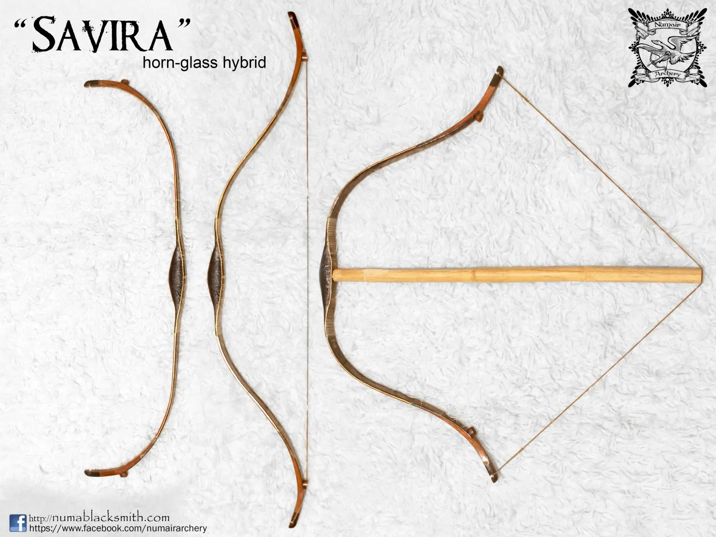 "SAVIRA" horn-glass (HG) hybrid | Bow's | Numa Black Smith