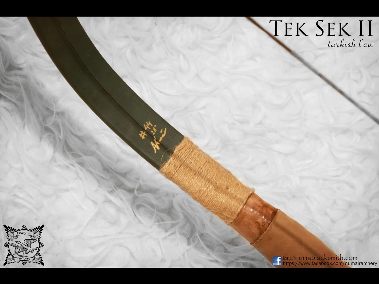 "Teksek" turkish bow | Bow's | Numa Black Smith
