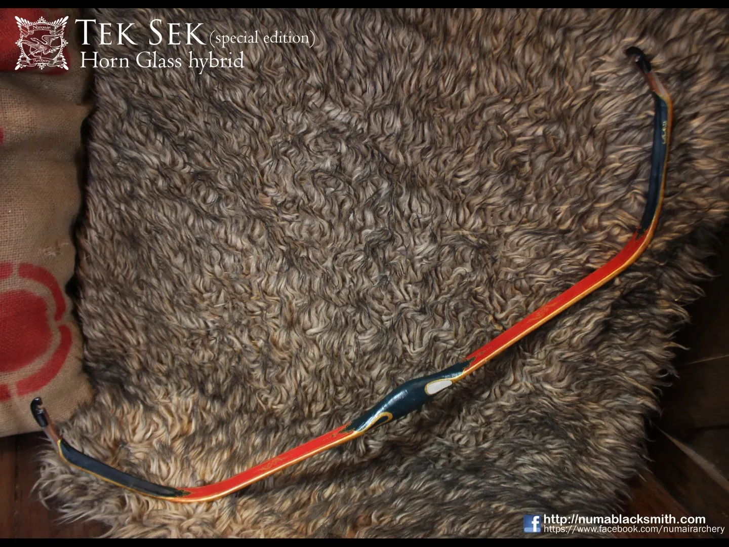 "Teksek" hornglass (limited edition) | Bow's | Numa Black Smith