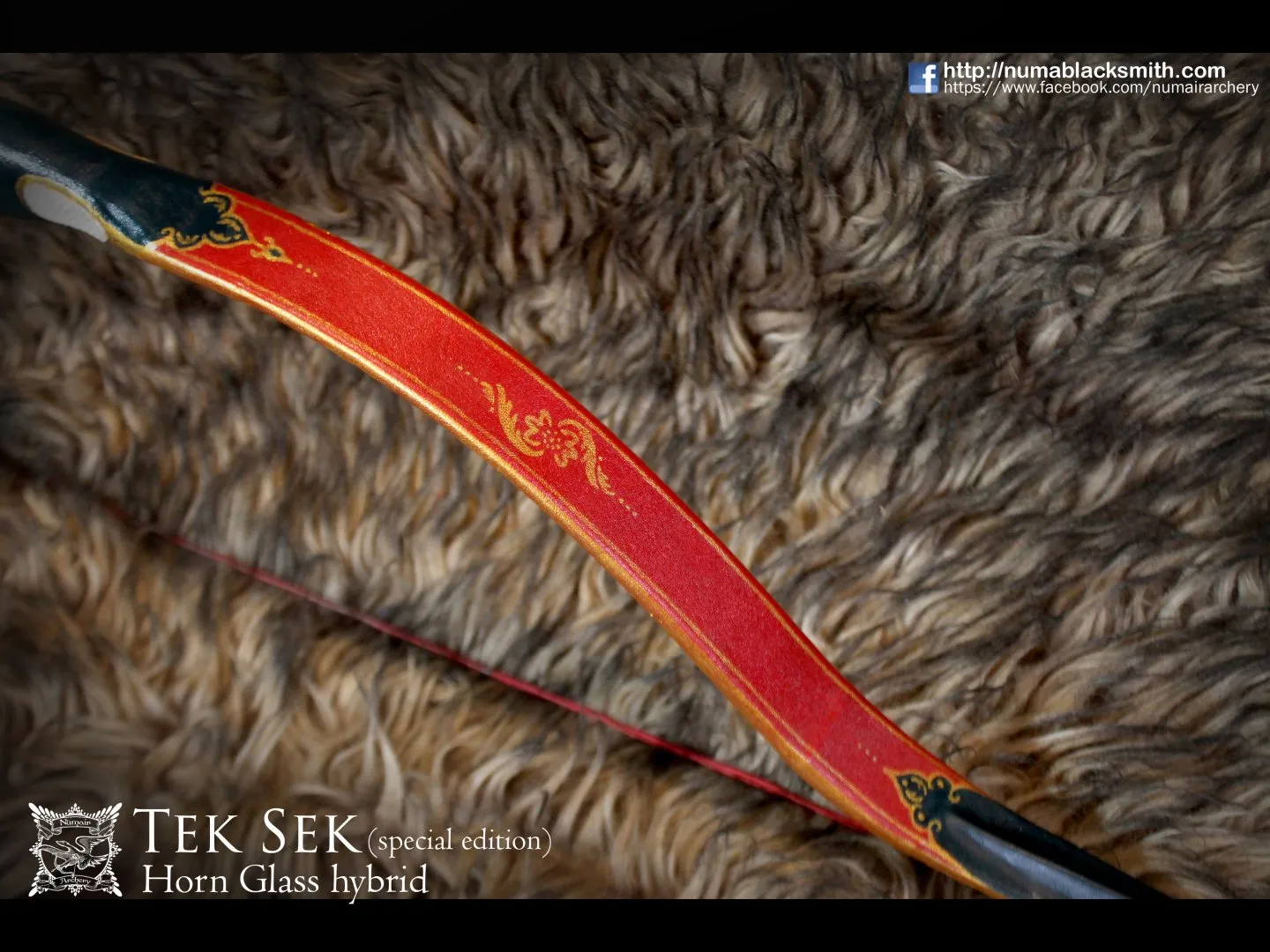 "Teksek" hornglass (limited edition) | Bow's | Numa Black Smith